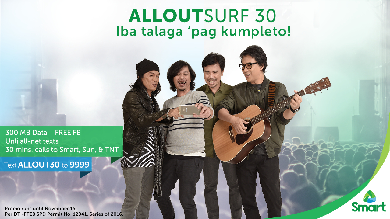 New Prepaid Offer from Smart Brings Eraserheads Back Together! - Davao ...